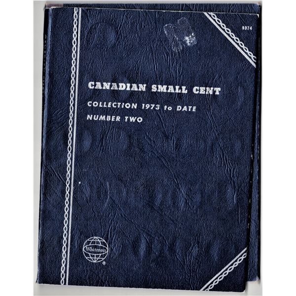 Canadian Small Cent Collection Book - 1945-2012