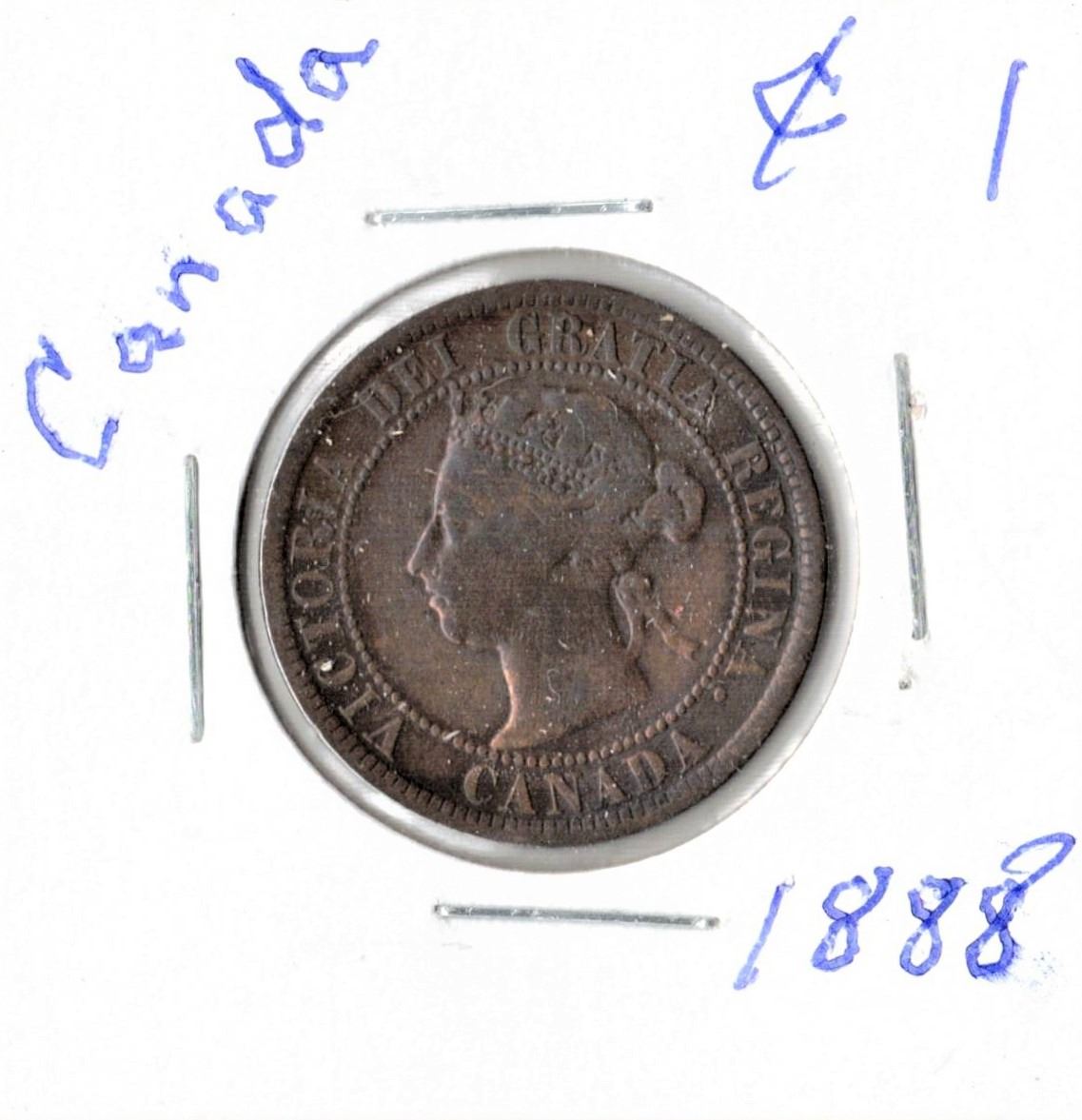 1888 Canadian Large Cent