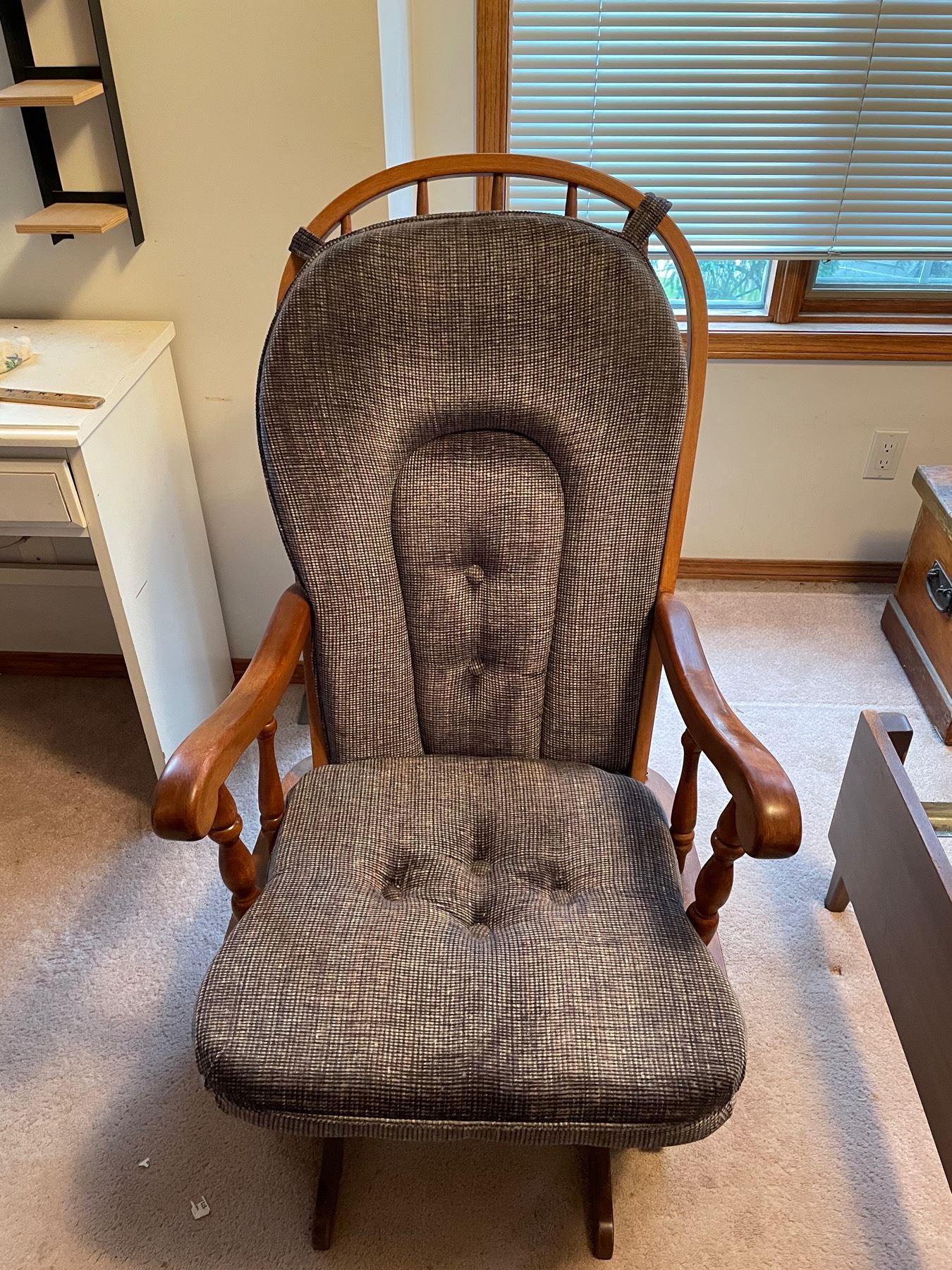 Shermag wooden rocking chair