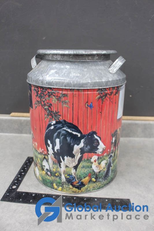 Dairy Farm Decorative Pail
