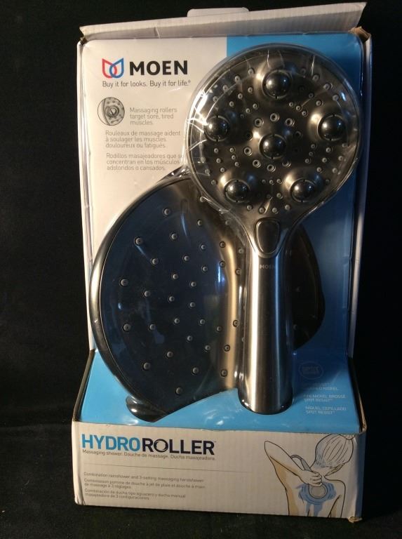 Moen HYDRO roller massaging showerhead