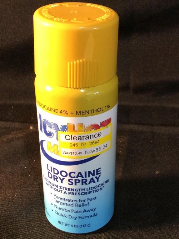 Icy hot dry spray