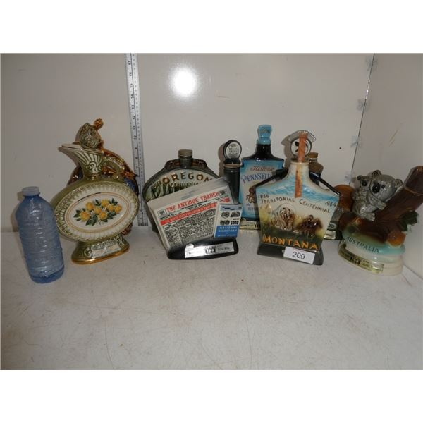 Vintage Jim Beam Liquor Decanters