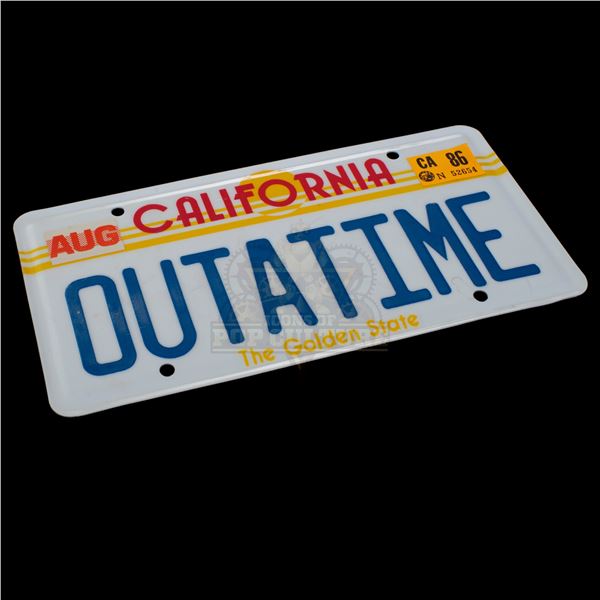 Back to the Future – “OUTATIME” License Plate - A896