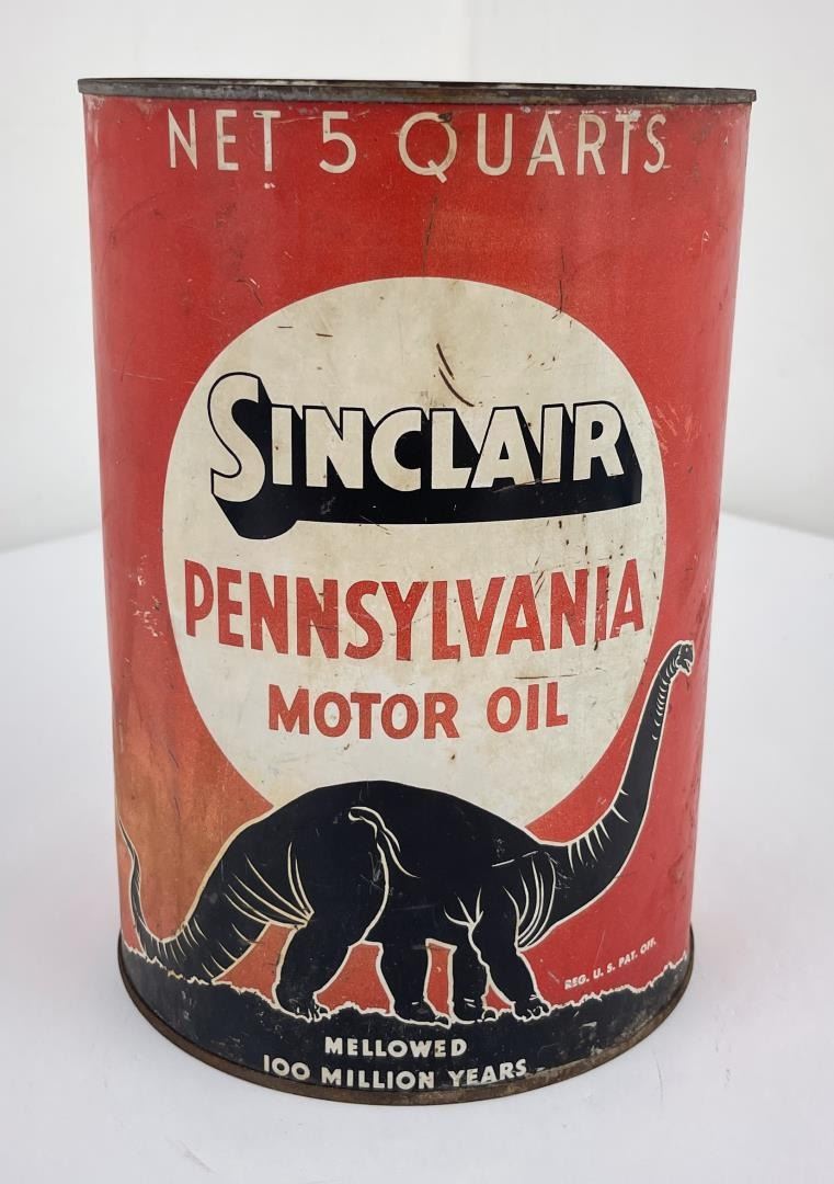 Sinclair Black Dinosaur Oil Can