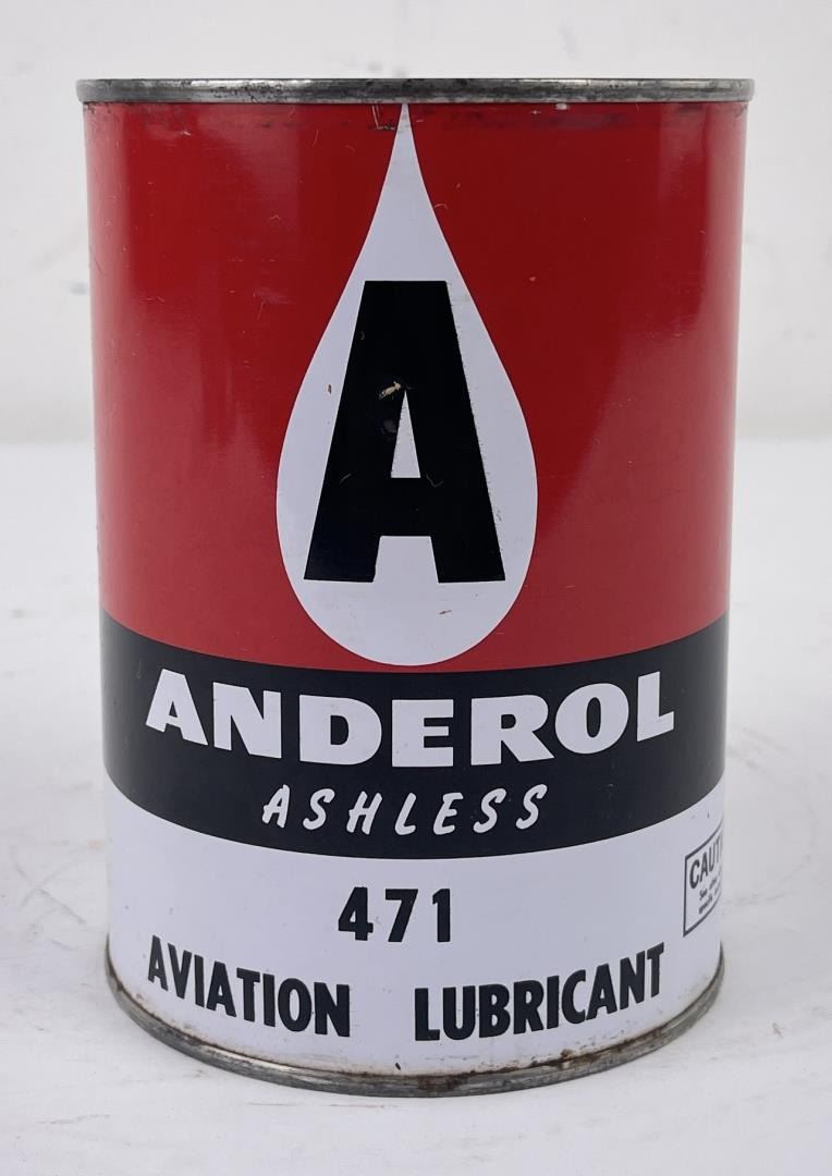 Anderol Ashless Aviation Lubricant Oil Can