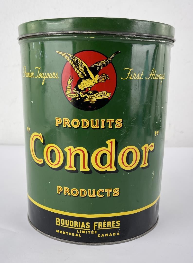 Condor Products Farine Flour Tin Can