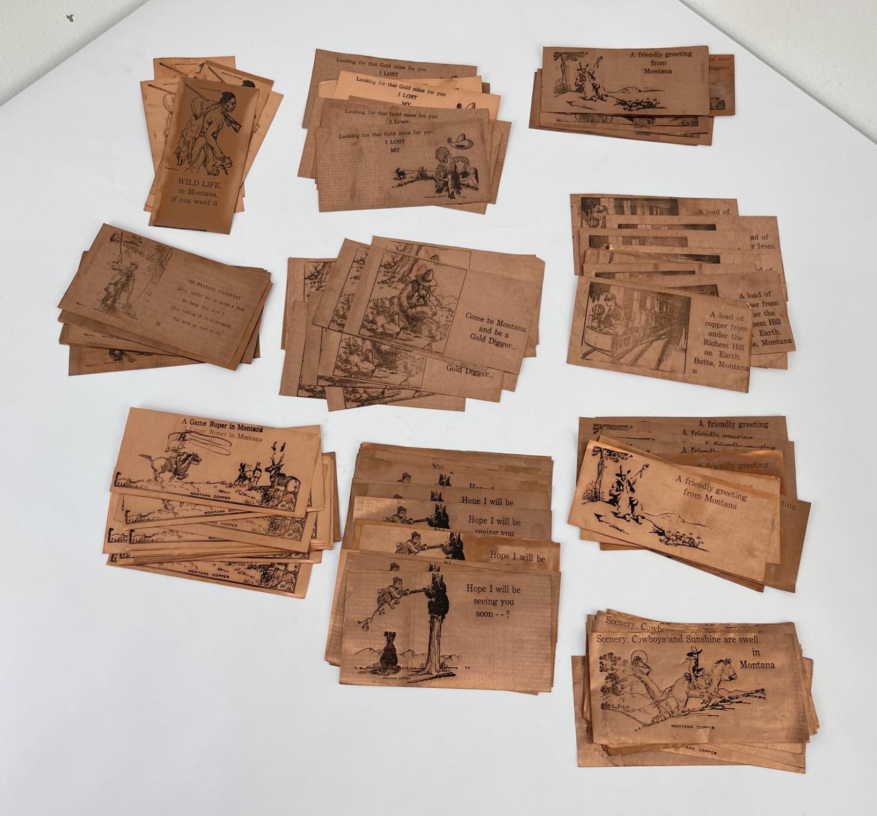 Butte Montana Copper Company Postcards