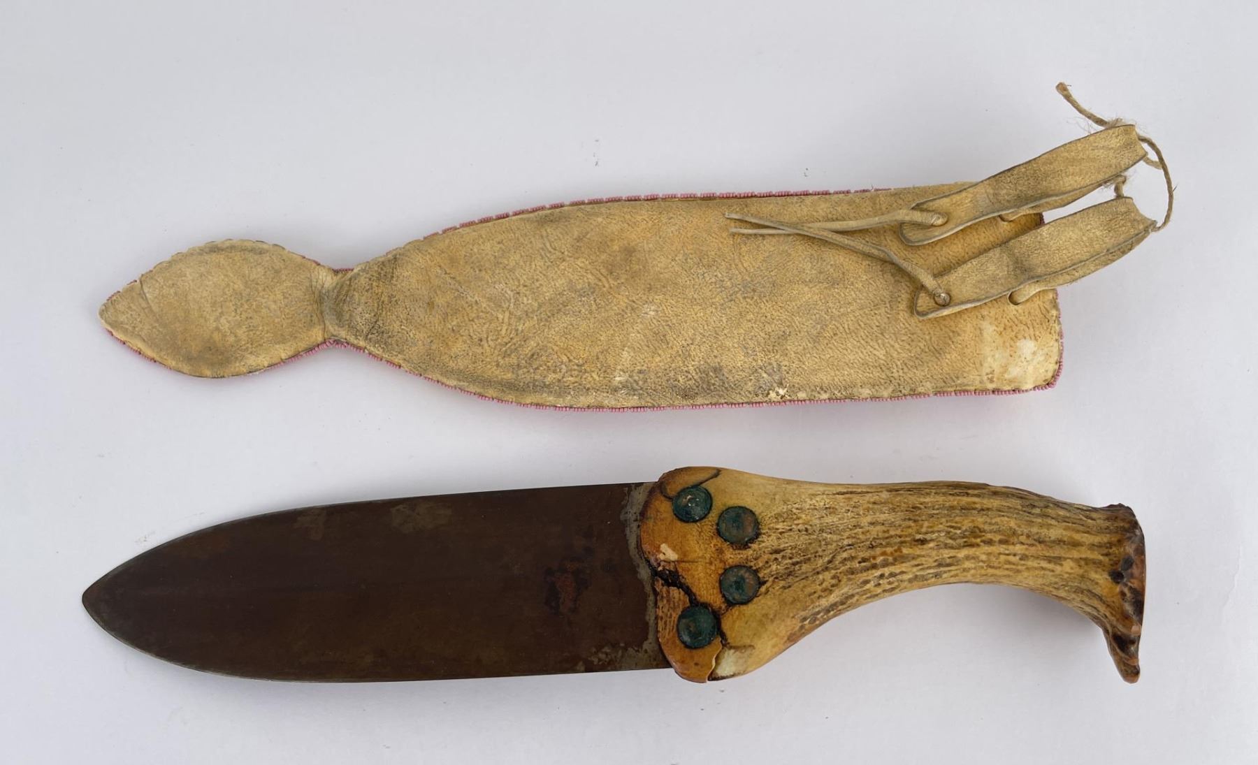 Native American Indian Dag Knife and Sheath