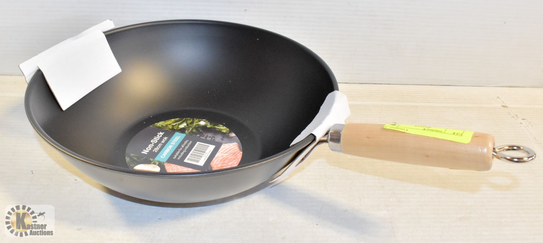 NEW 28CM CARBON STEEL NON-STICK WOK NEW 28CM CARBON STEEL NON-STICK WOK