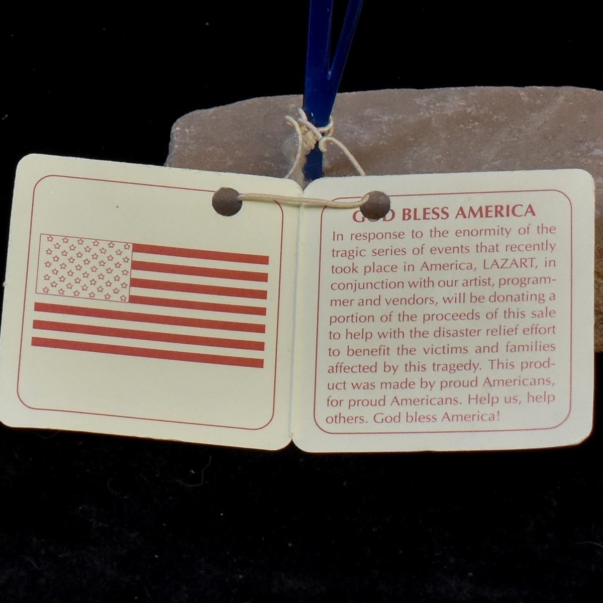 2 LazArt Patriotic Collector Series Metal Art