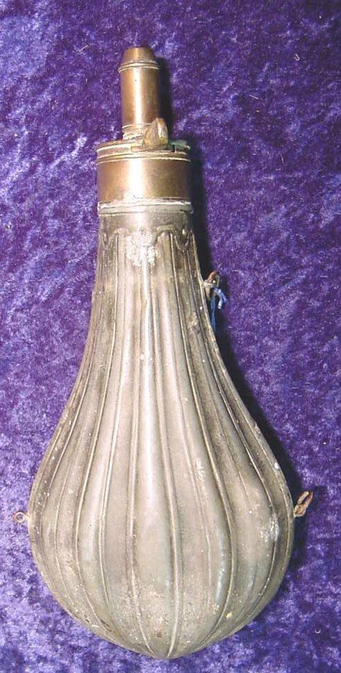 A.M. Flask & Cap Co. Black powder Flask