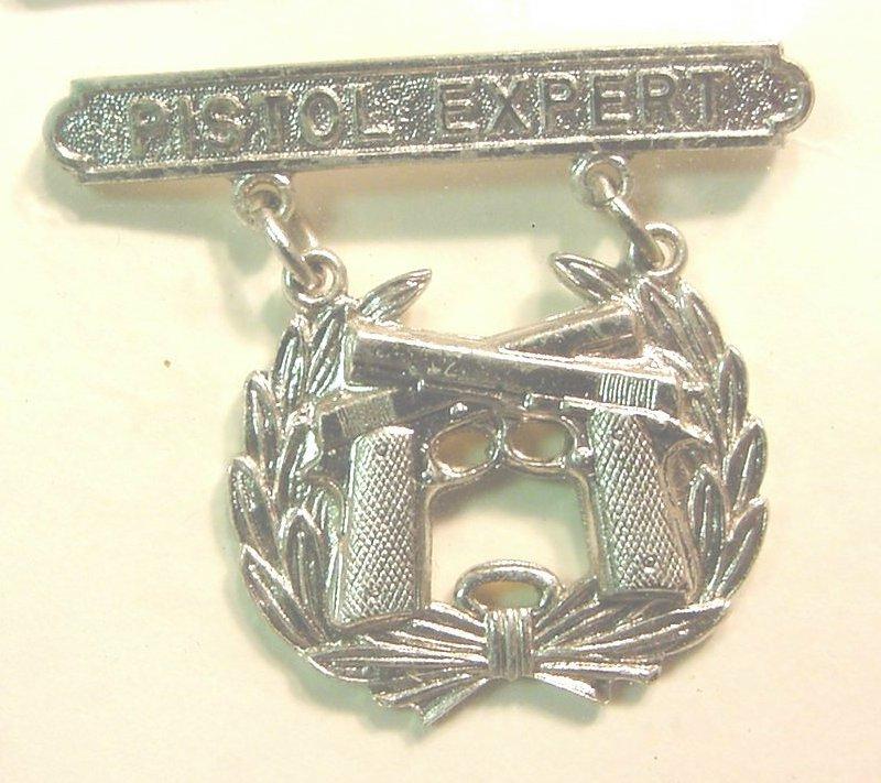 Pistol Expert Military Pin.