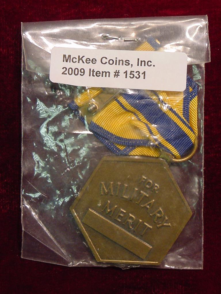 World War II Military Merit Medal & Ribbon