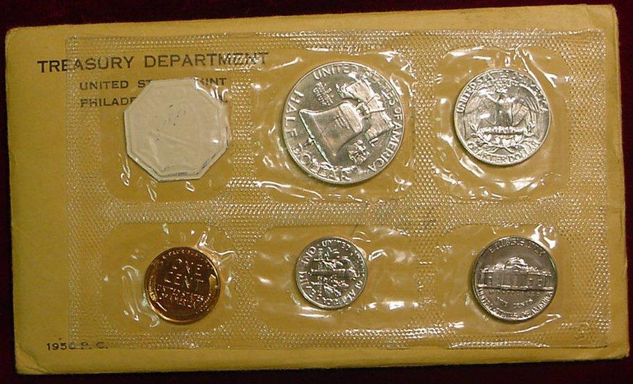 1956 U.S. Proof Set. Original as issued.