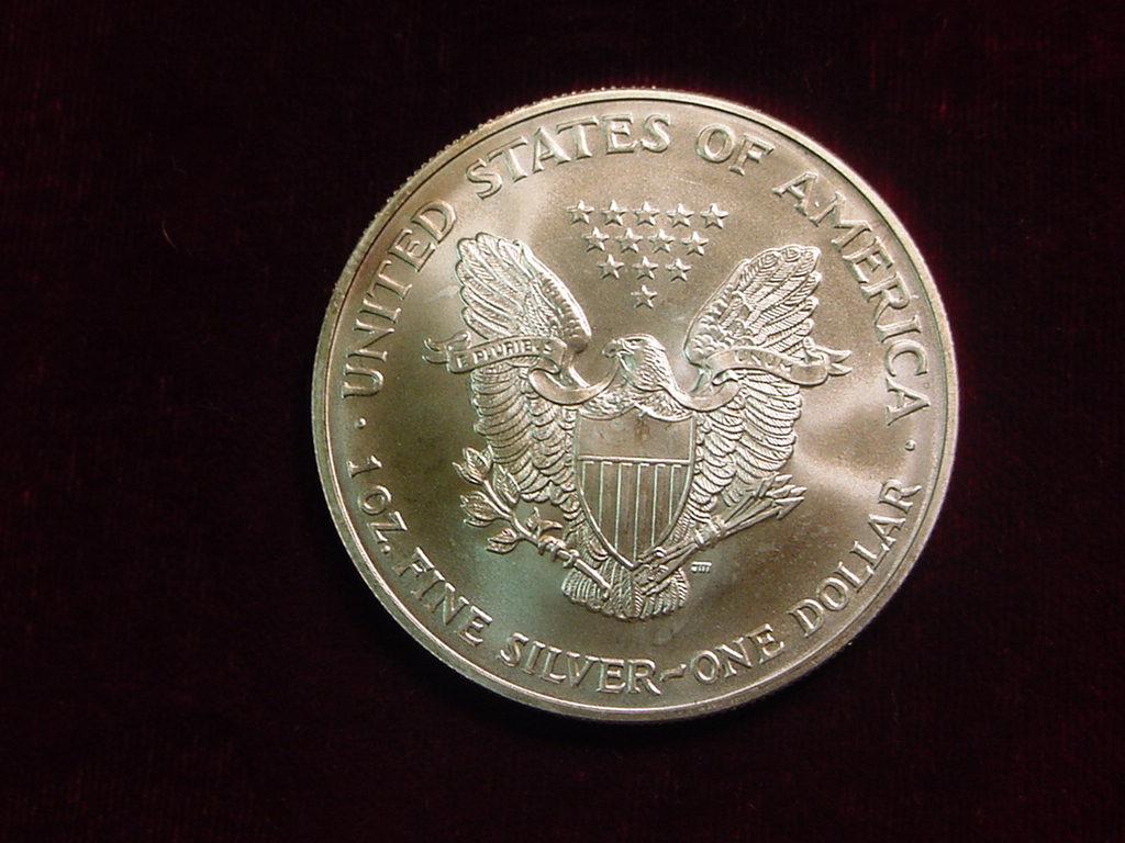 2002 American Eagle Silver Dollar. BU.