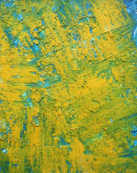 ANTAL BIRO Painting Abstract Hungarian