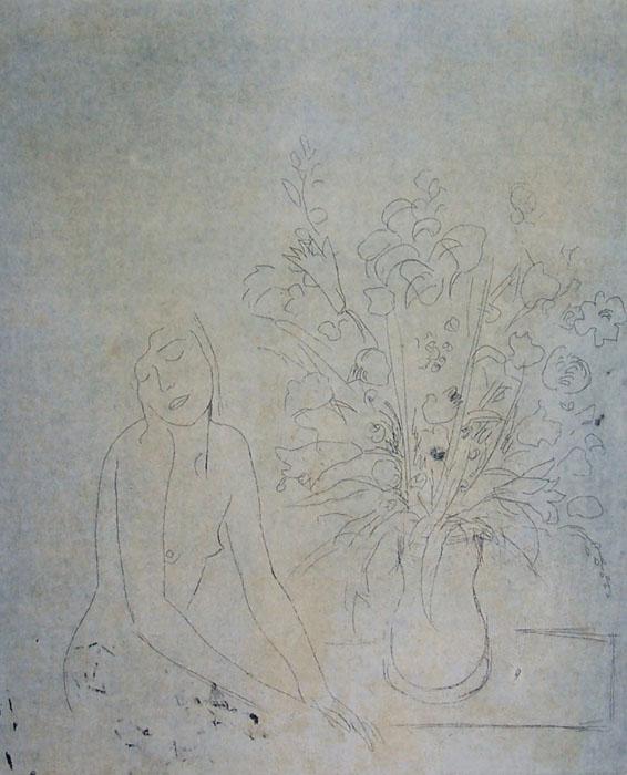 JACOB GILDOR Sig. Etching Israeli Art