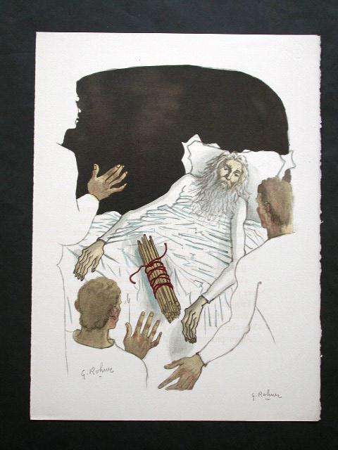 GEORGES ROHNER Litho French Art 1961