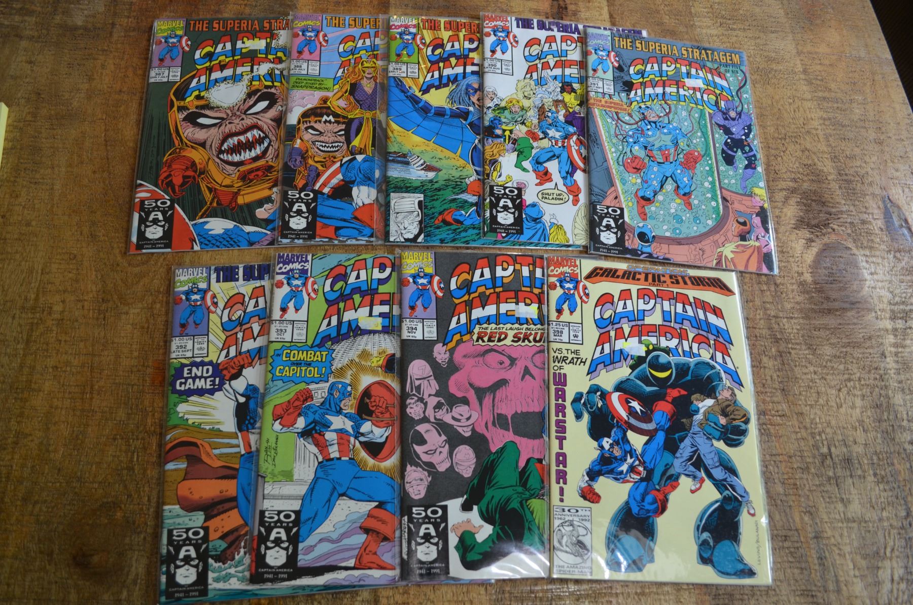 Captain America 387-394 398