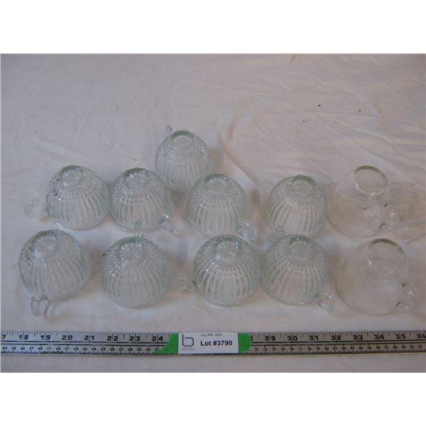 9 Punch Bowl Glasses And 2 Punch Bowl Different Style Bodnarus
