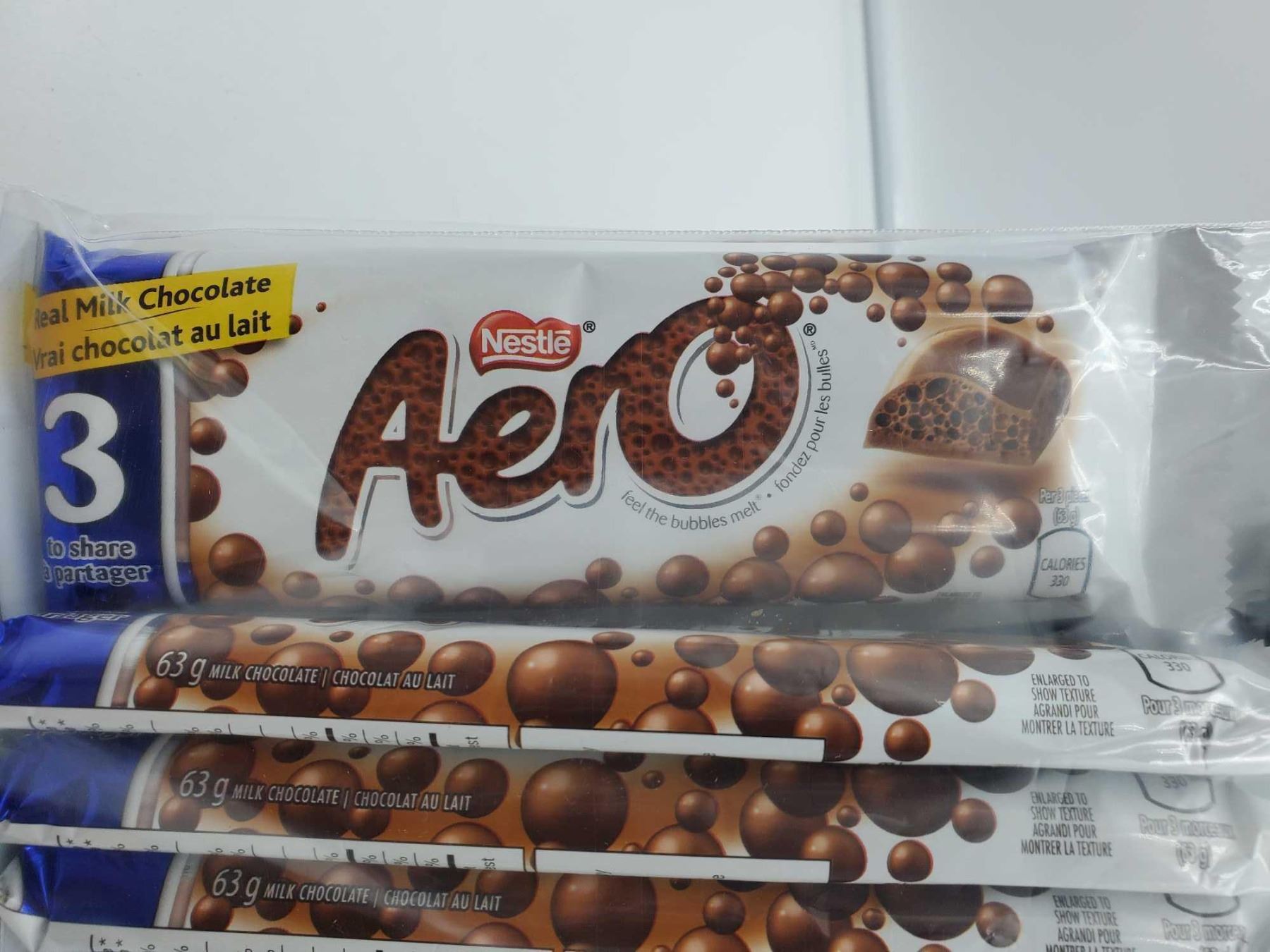 Nestle Aero Candy Bars (10 x 63g)