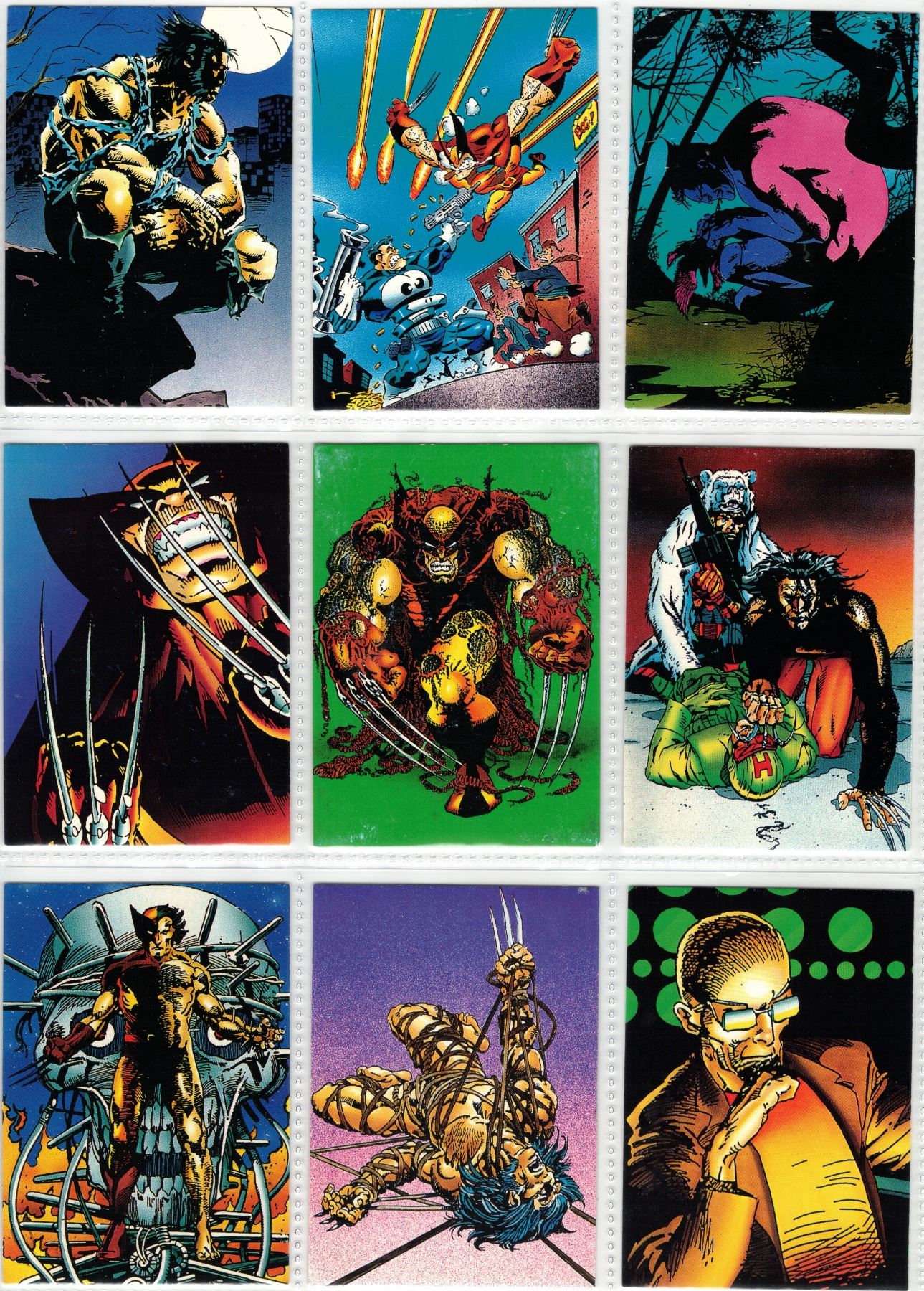 Wolverine From Then 'Til Now II Marvel 1992 Cards - ALMOST COMPLETE