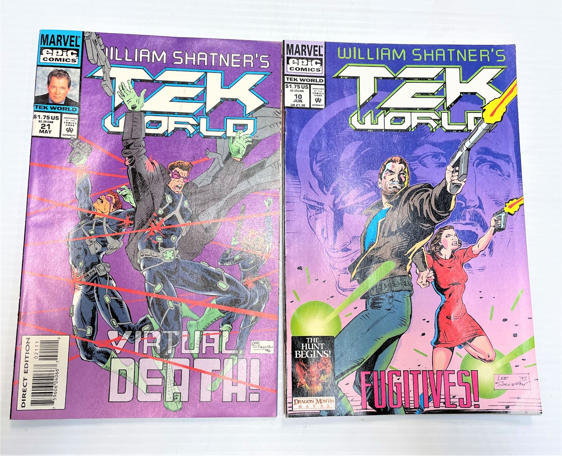 William Shatners Tek World, TWO Comics