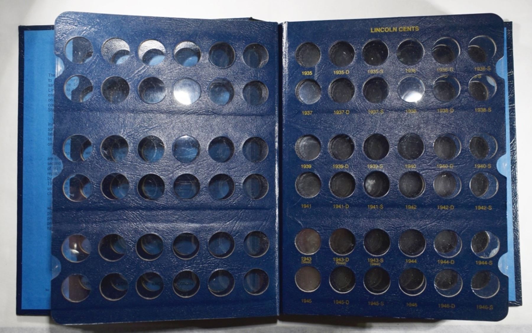 LOT OF 4 EMPTY COIN ALBUMS: