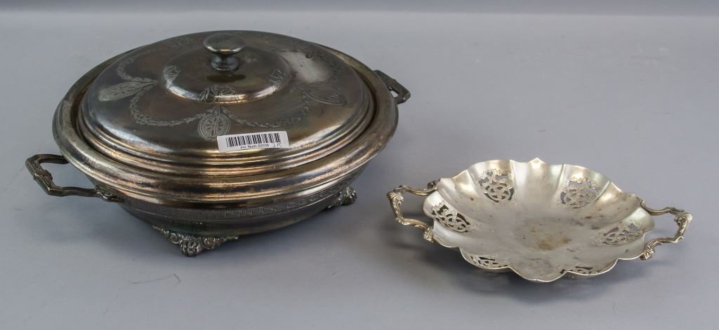 Lot of 2 Monarch Plate Brand and Victorian Plate