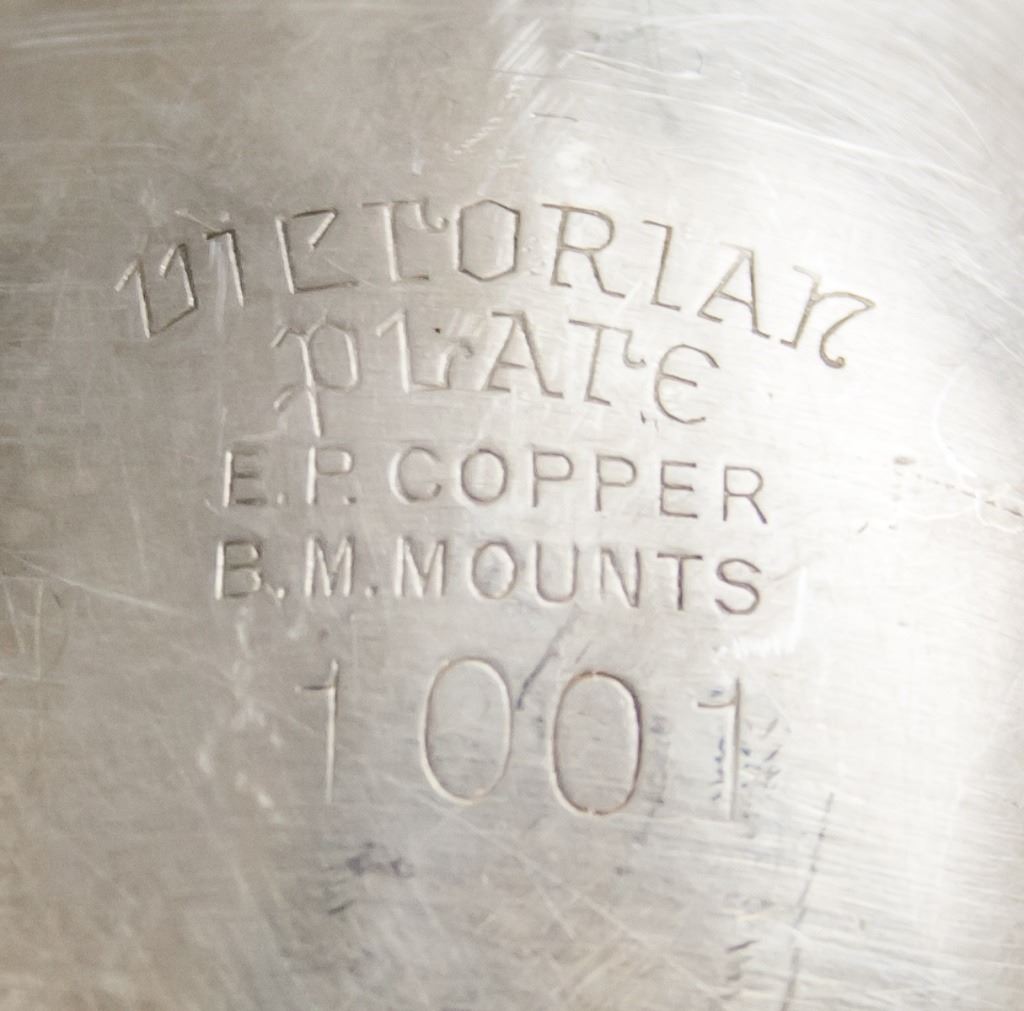 Lot of 2 Monarch Plate Brand and Victorian Plate