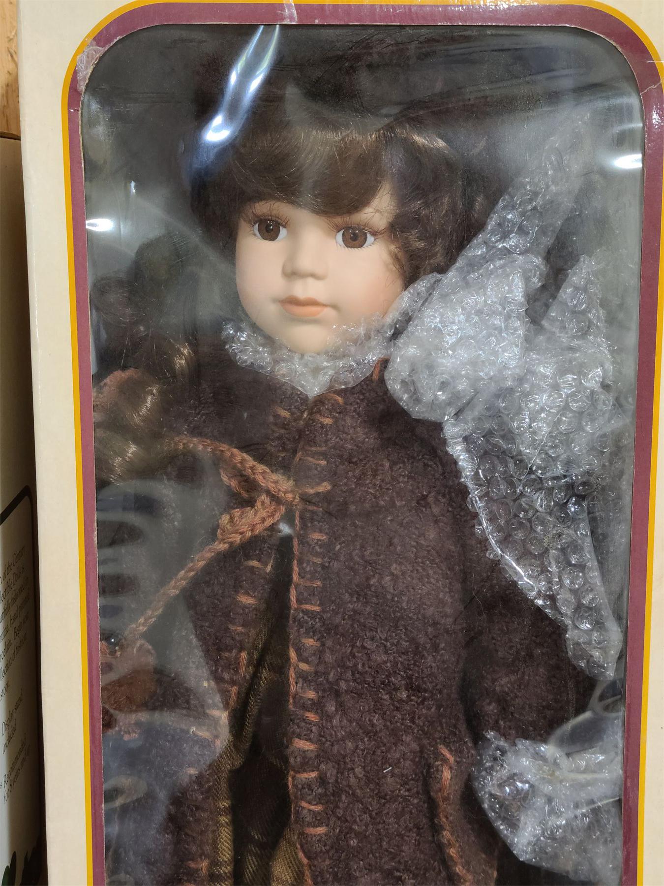 Lot Of 3 Century Collection Genuine Porcelain Dolls