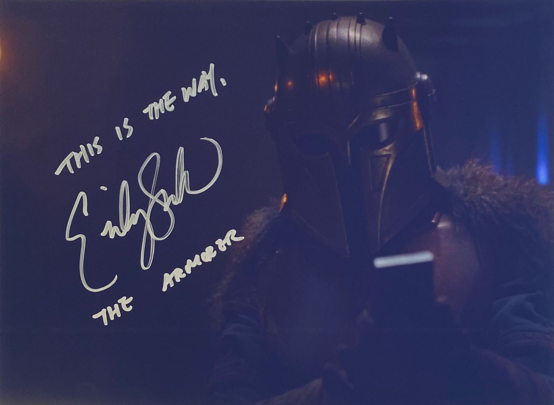 Autograph Signed The Mandalorian Emily Swallow Photo
