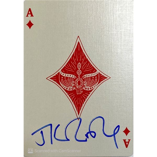 Autograph Signed Harry Potter Playing Card