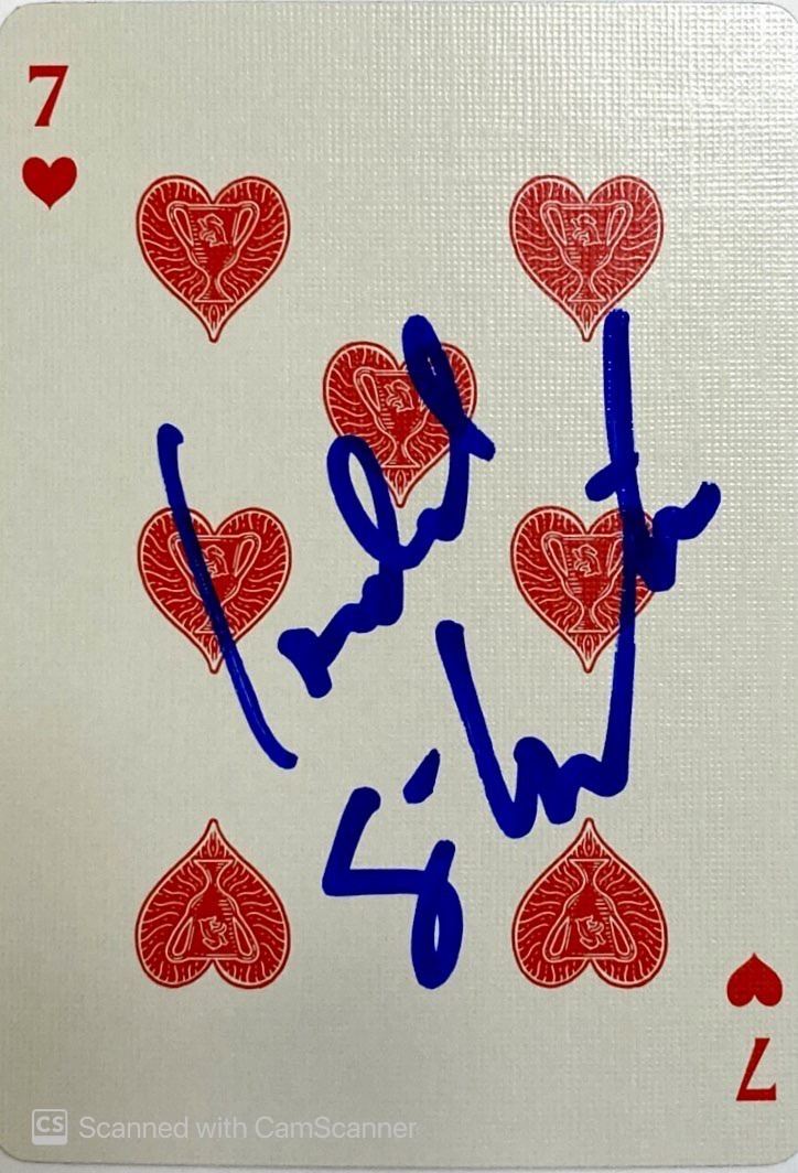 Autograph Signed Harry Potter Playing Card