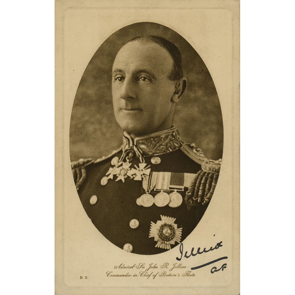 John Jellicoe, 1st Earl Jellicoe Signed Photograph