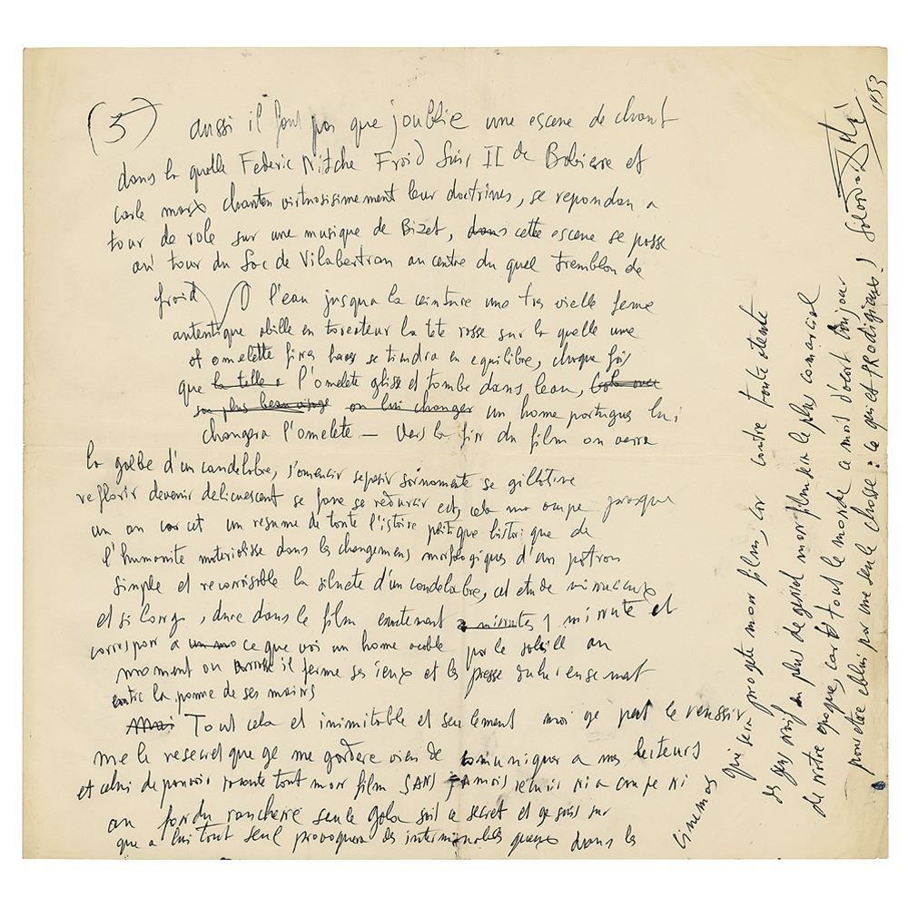 Salvador Dali Autograph Manuscript Signed