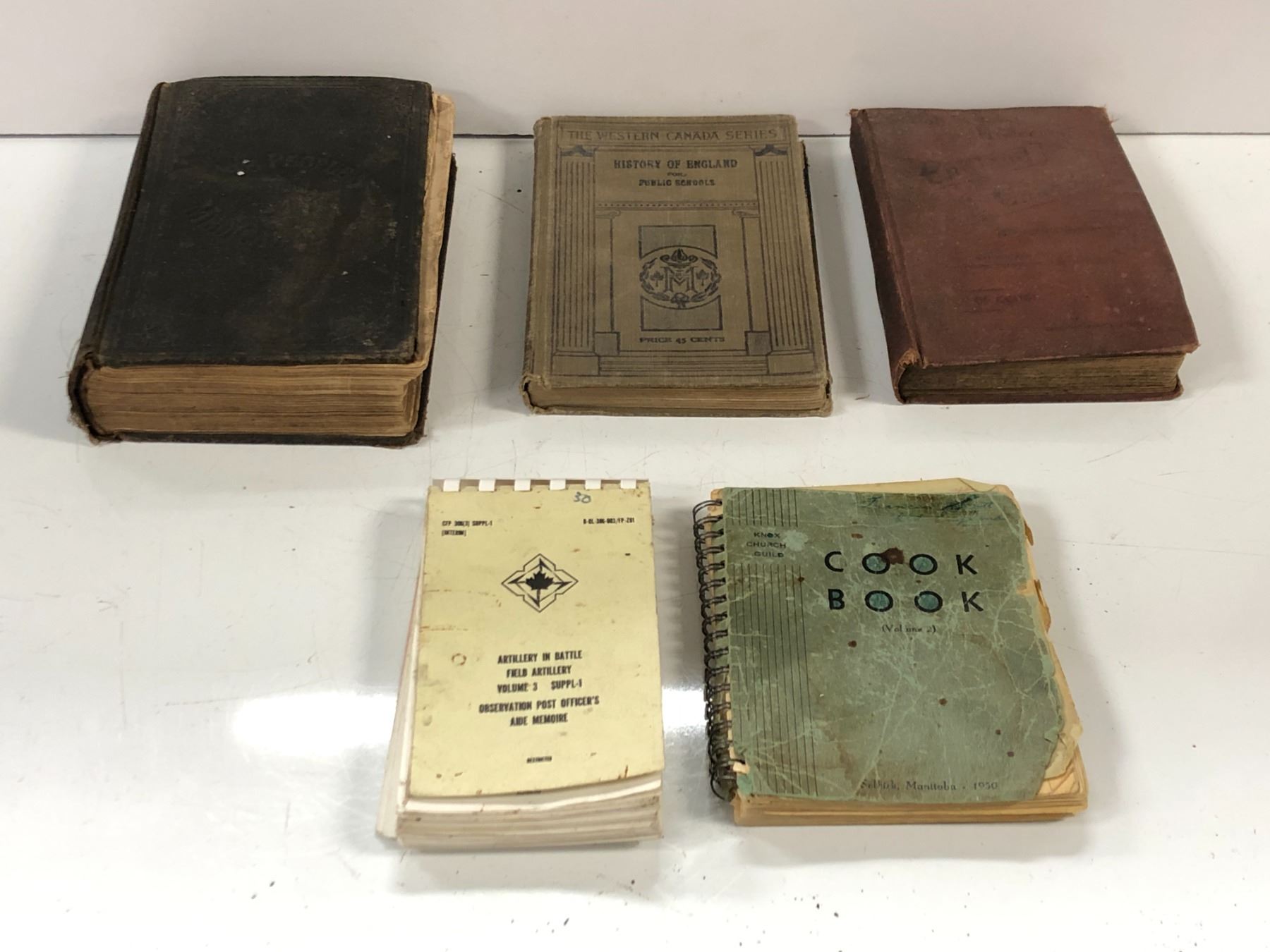 Group of 5 interesting early 1900s books