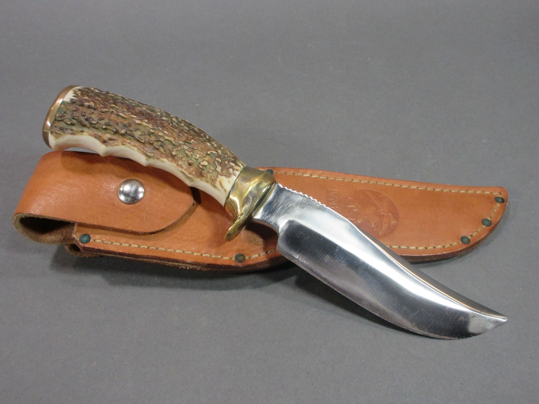 Signed RH Ruana "M" 1977 Knife- Special And Rare Brassy Knife- Original ...