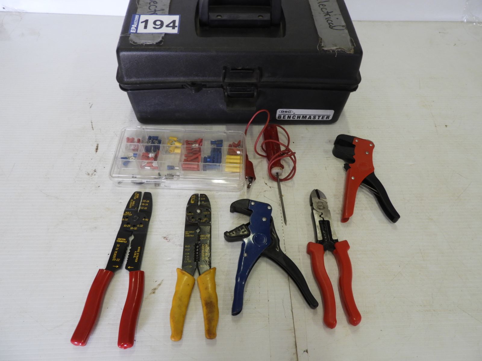 Electrical repair kit- tool kit included, tools and wires