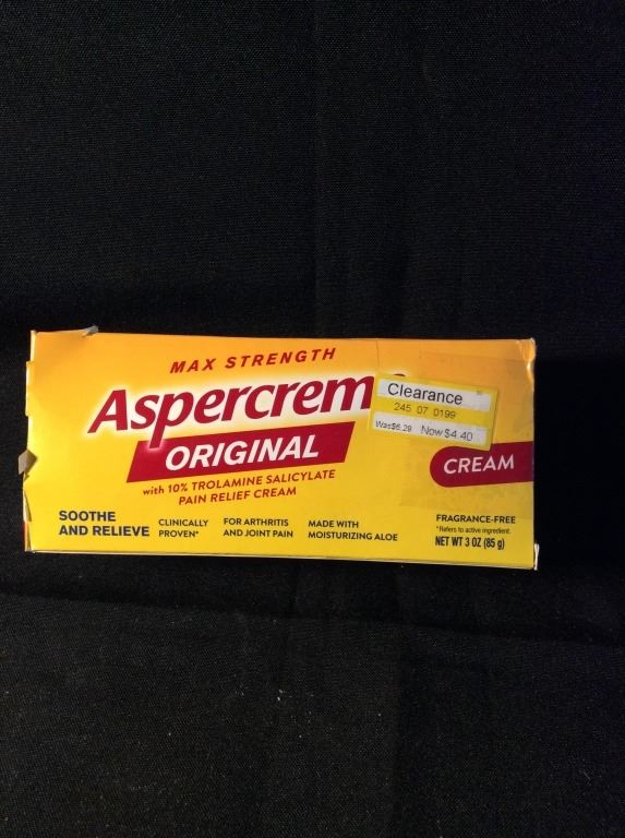 Aspercreme original pain relief cream