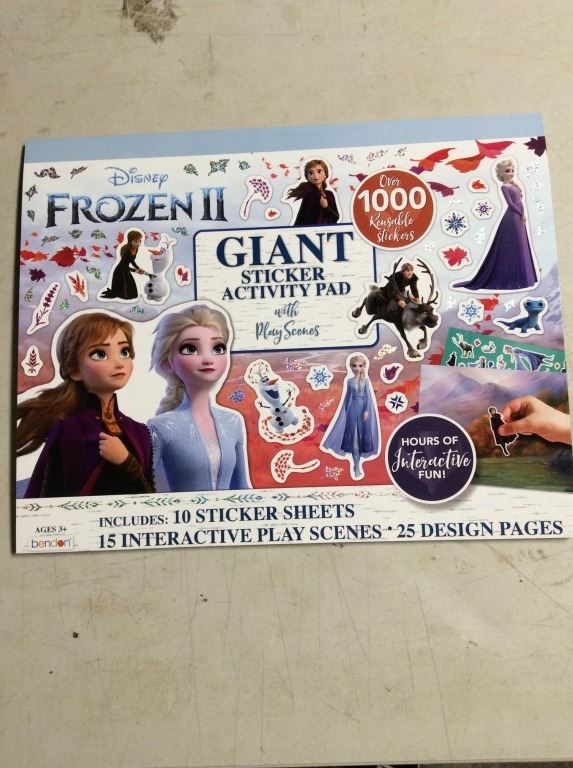Disney frozen giant sticker activity book with play scenes