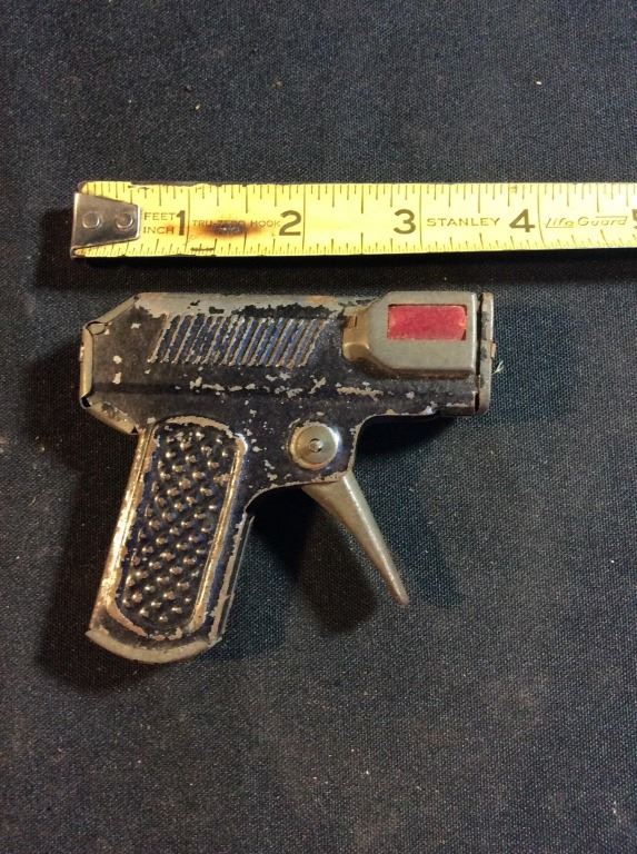 Vintage metal toy spark gun