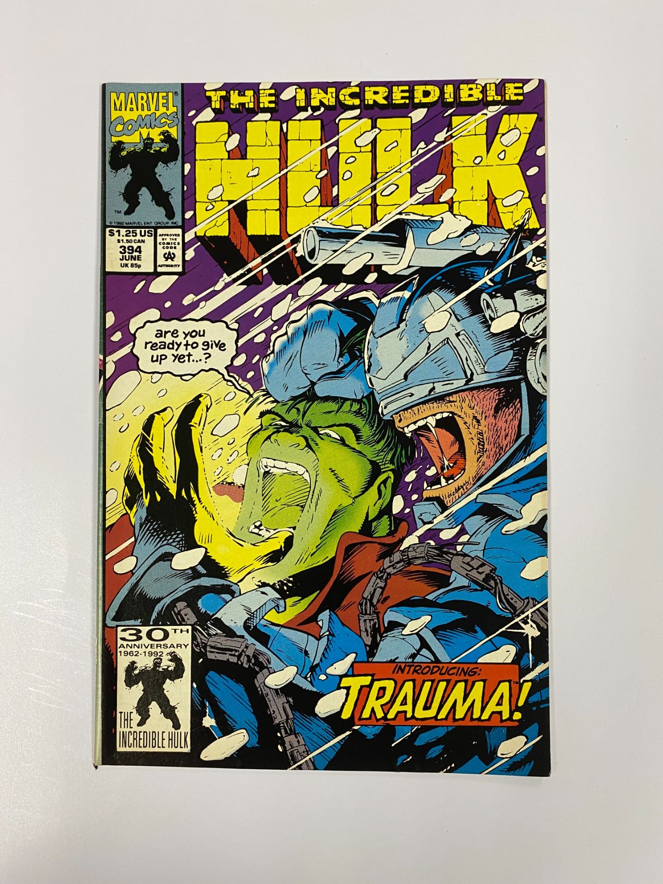 Vintage Incredible Hulk Comic #394