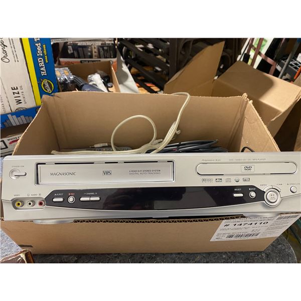 Magnasonic dvd vhs player