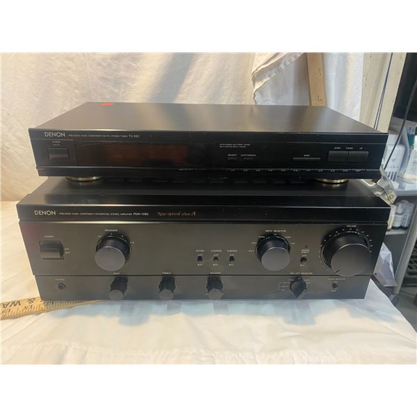 Denon Amplifier and tuner