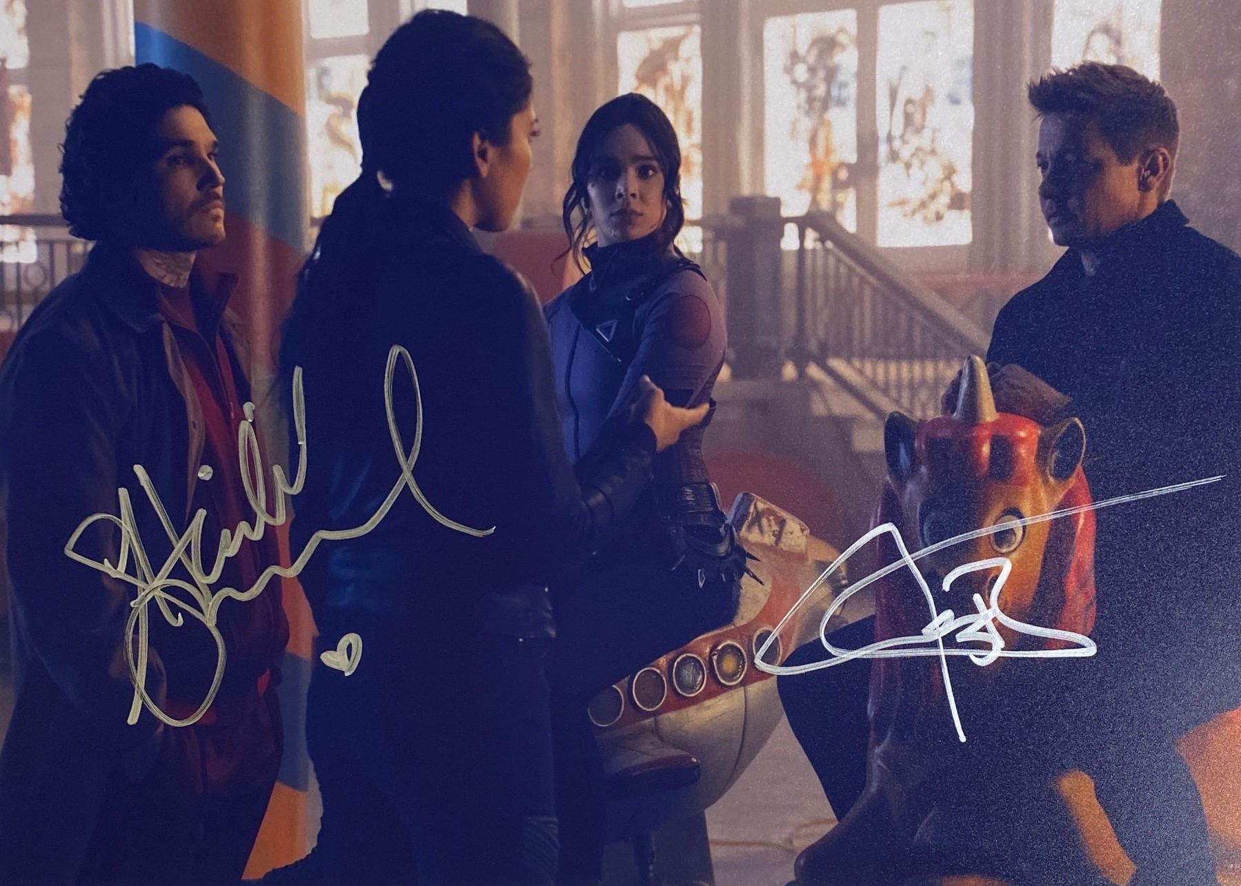 Autograph Signed Hawkeye Photo