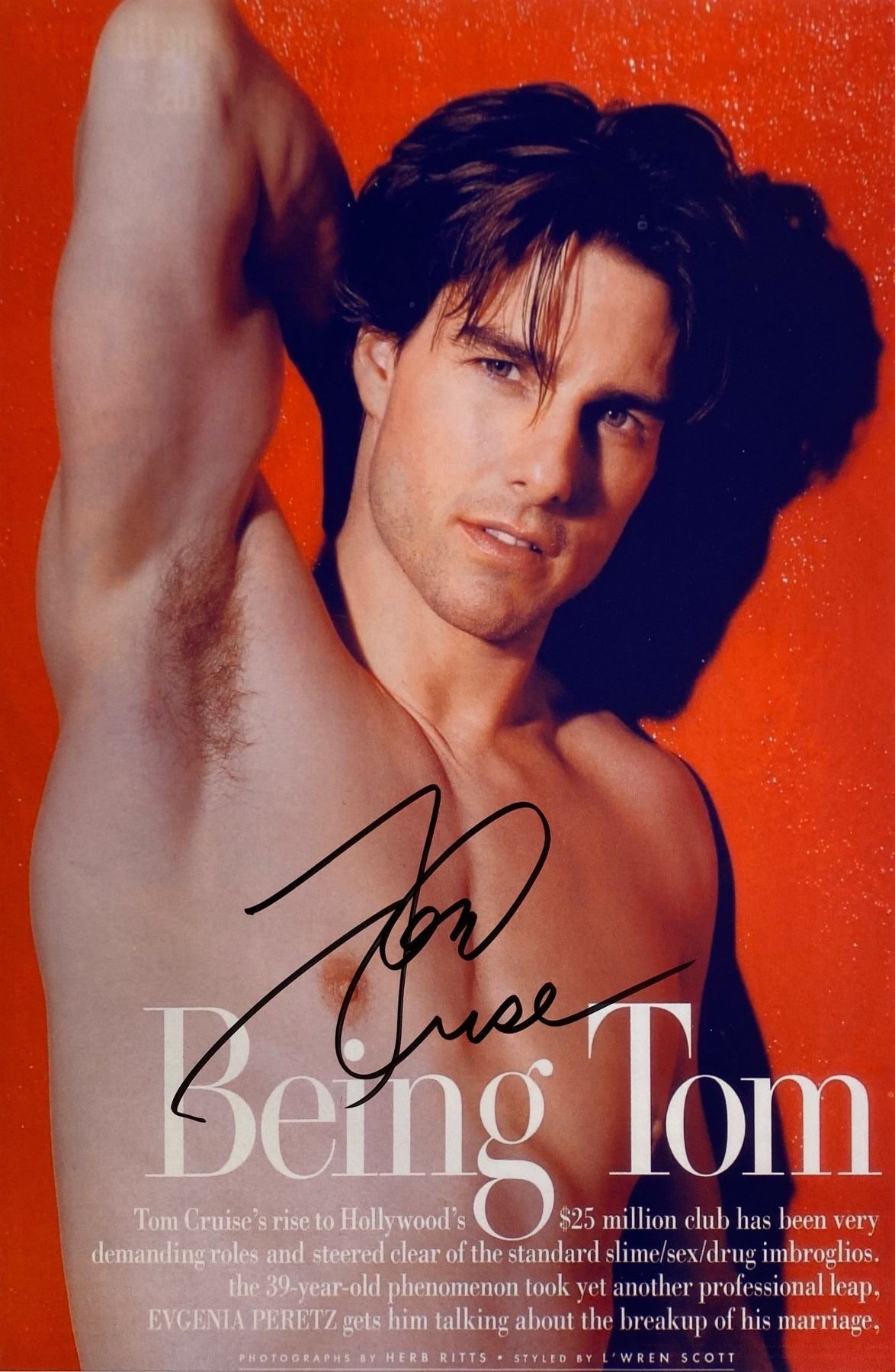 Autograph Signed Tom Cruise Photo