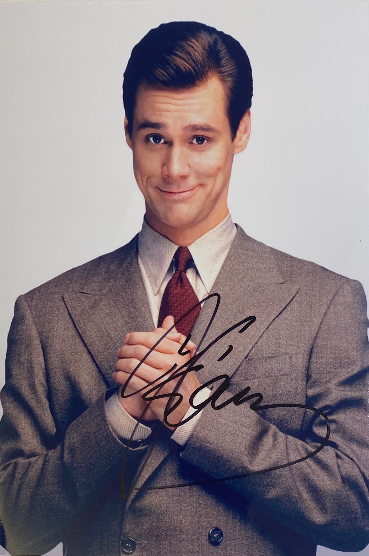 Autograph Signed Jim Carrey Photo