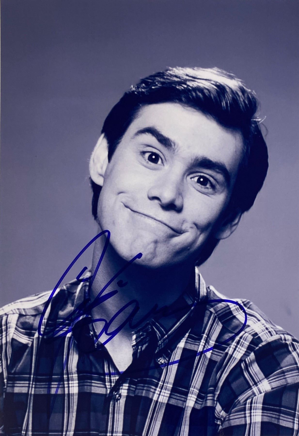 Autograph Signed Jim Carrey Photo